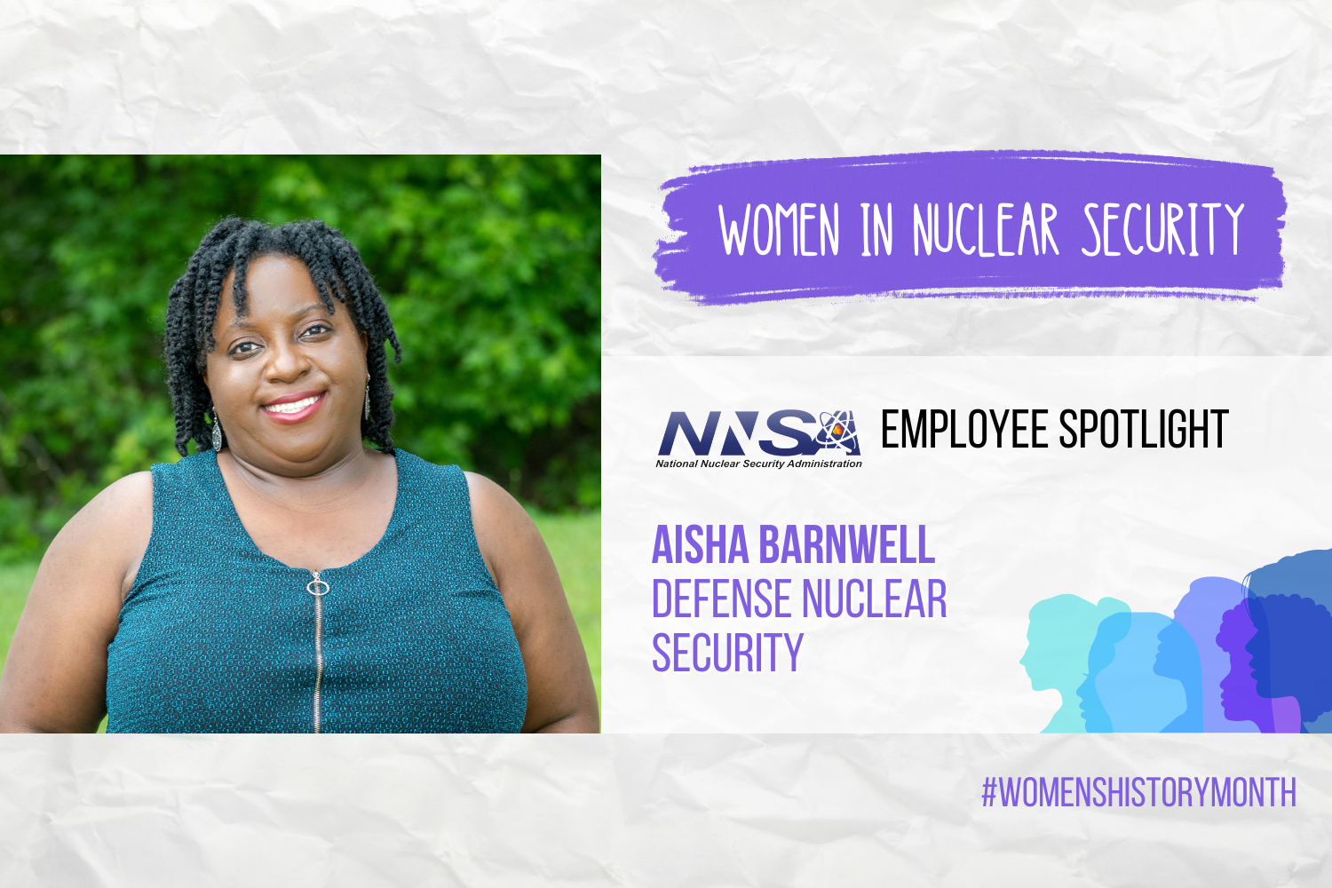 Women’s History Month Spotlight: Aisha Barnwell, Defense Nuclear Security | Department of Energy